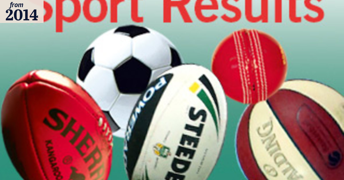 Sport results for Sunday, March 30