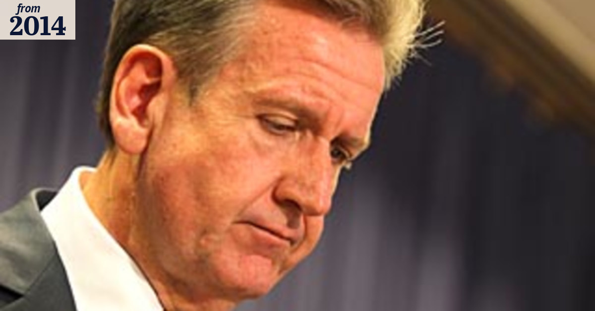 Barry O'Farrell's exit comes with a $160,000 a year price tag