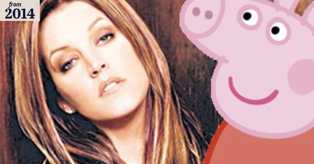Lisa Marie Presley and Peppa Pig: the ultimate pop culture mash-up