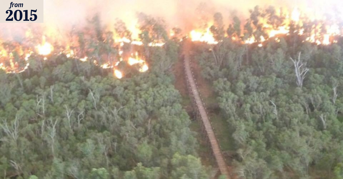 Boddington fire destroys historic Bibbulmun Track bridge