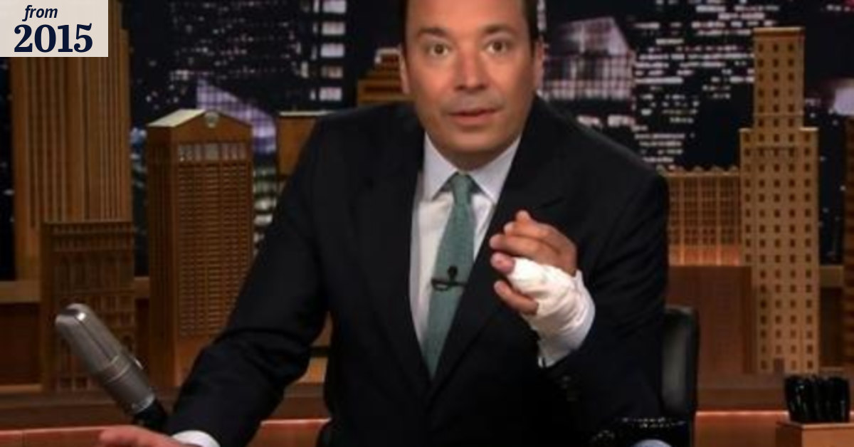 Jimmy Fallon reveals nearly losing a finger in ring avulsion injury