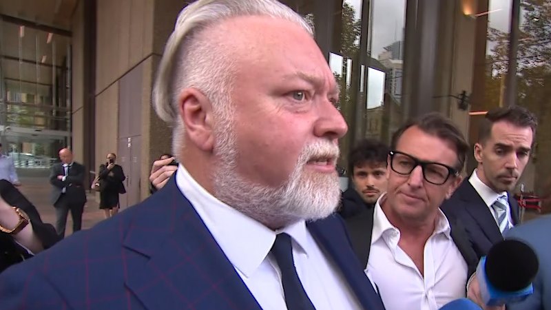 Kyle Sandilands leaves court