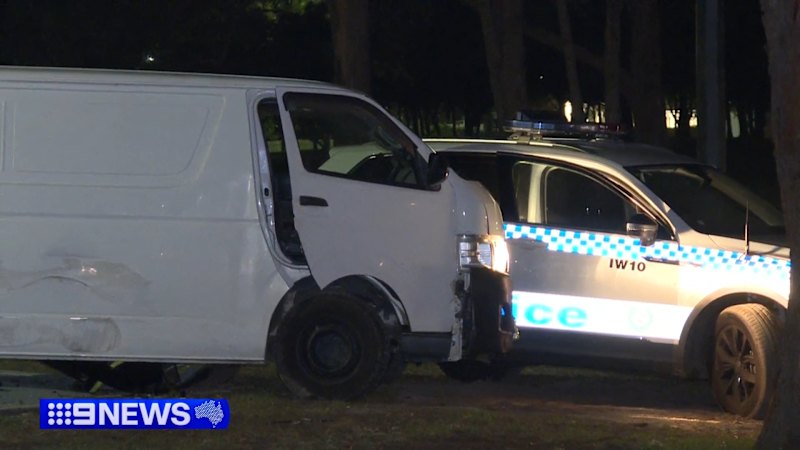 Alleged crime spree lands police officer in hospital