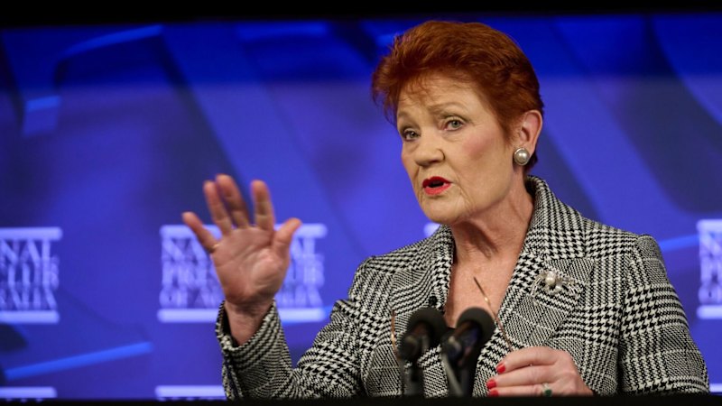 Hanson gets emotional during speech