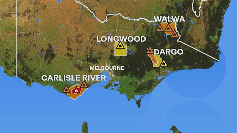 Bushfire emergency continues in Victoria