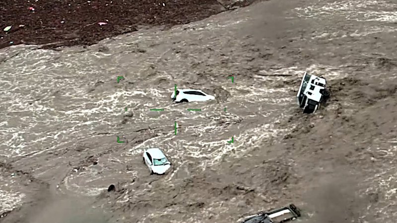 Great Ocean Road flood rescues