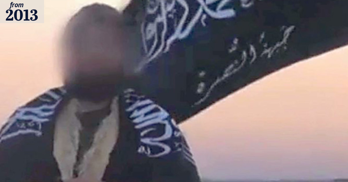 Is this Australia's first suicide bomber?