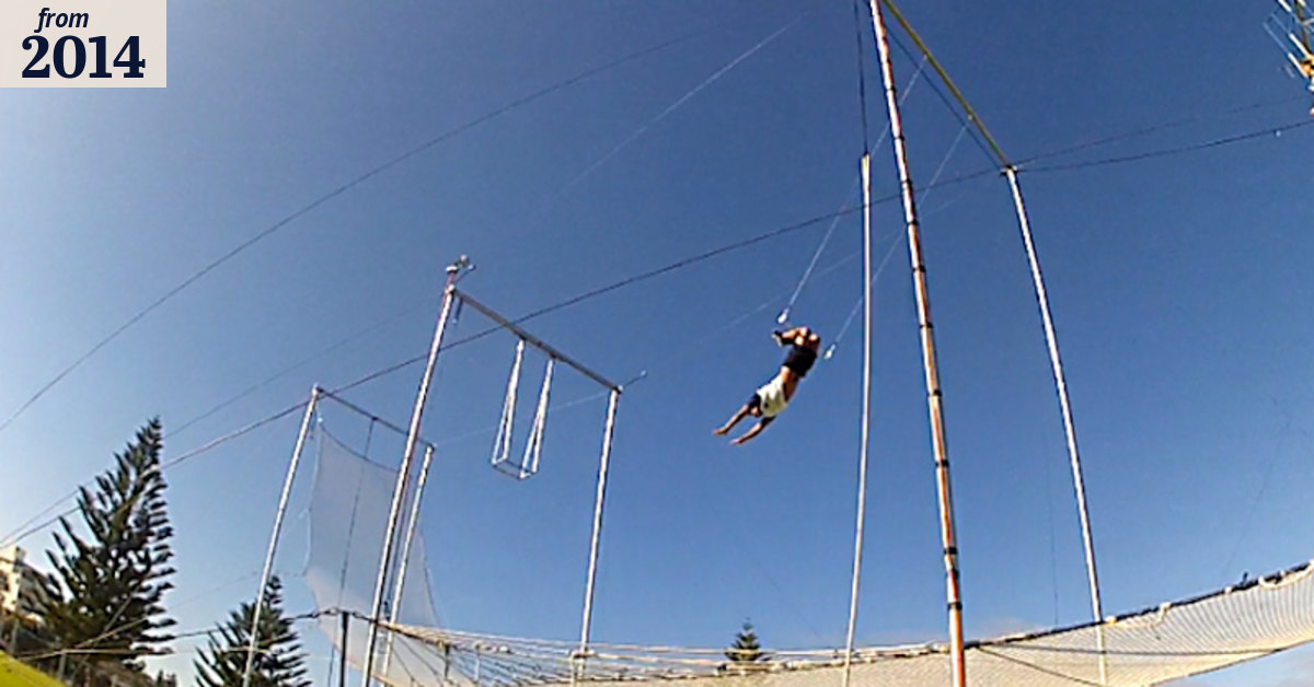 High flying trapeze brings thrills to Scarborough