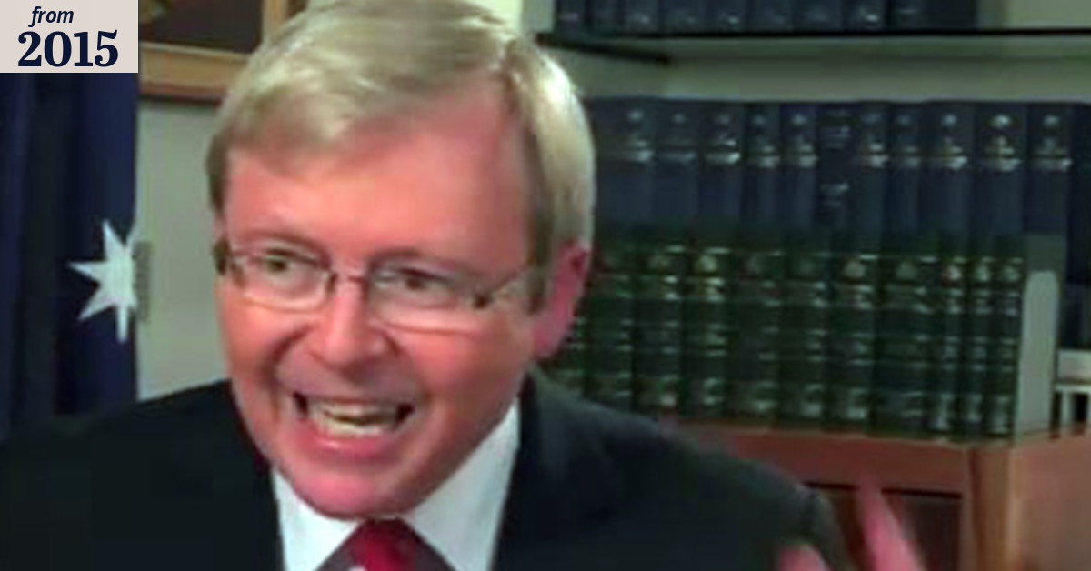 Kevin Rudd's swearing out-takes
