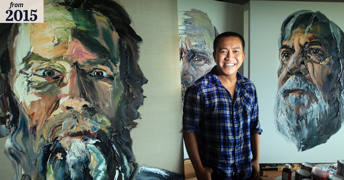 Anh Do paints big lives for his first solo exhibition at Olsen Irwin ...