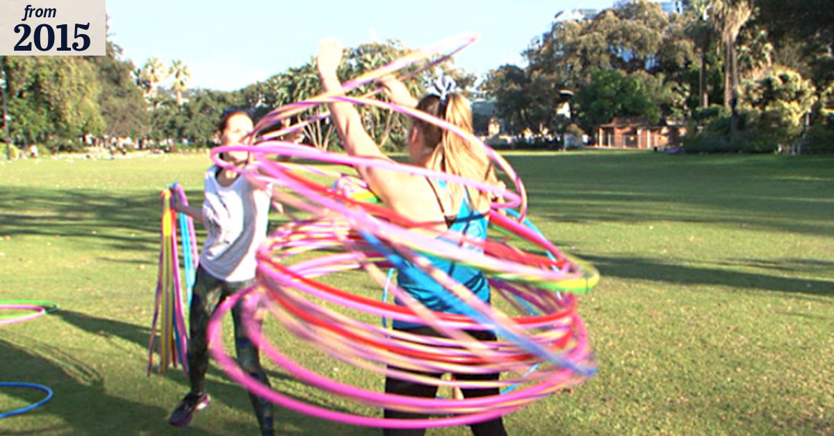 Hula Hoops not just for kids
