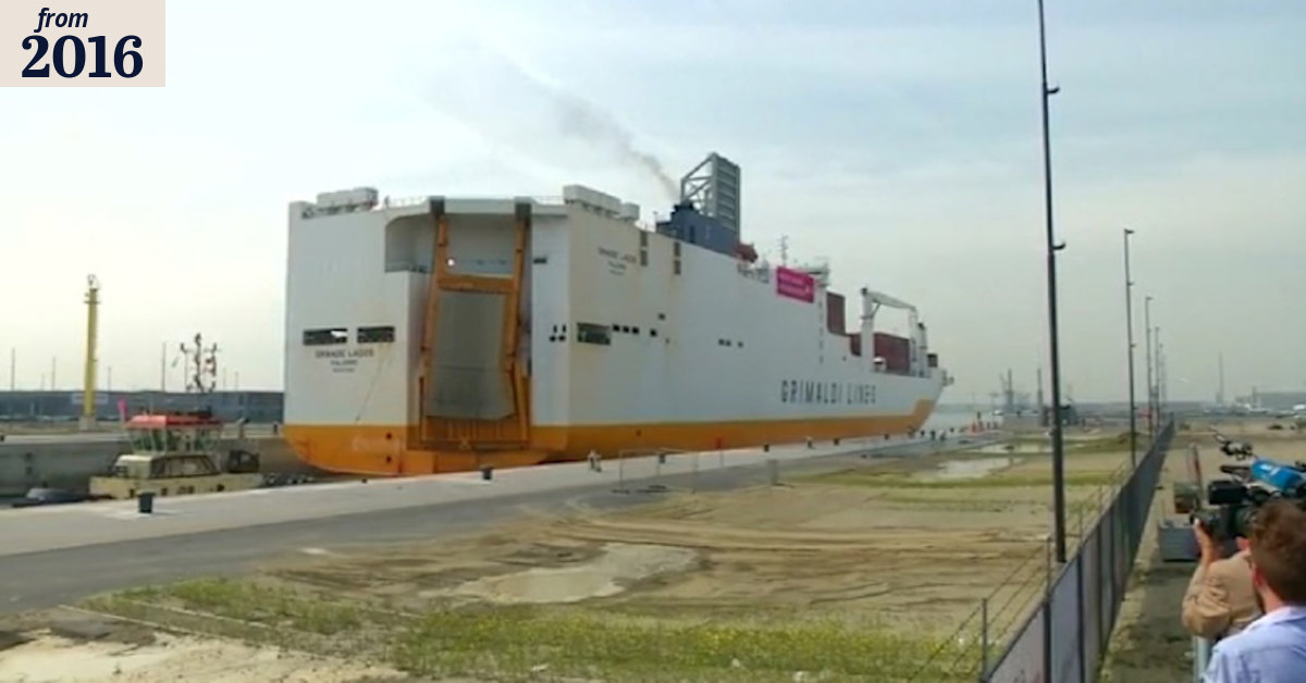 Belgium opens world's biggest lock