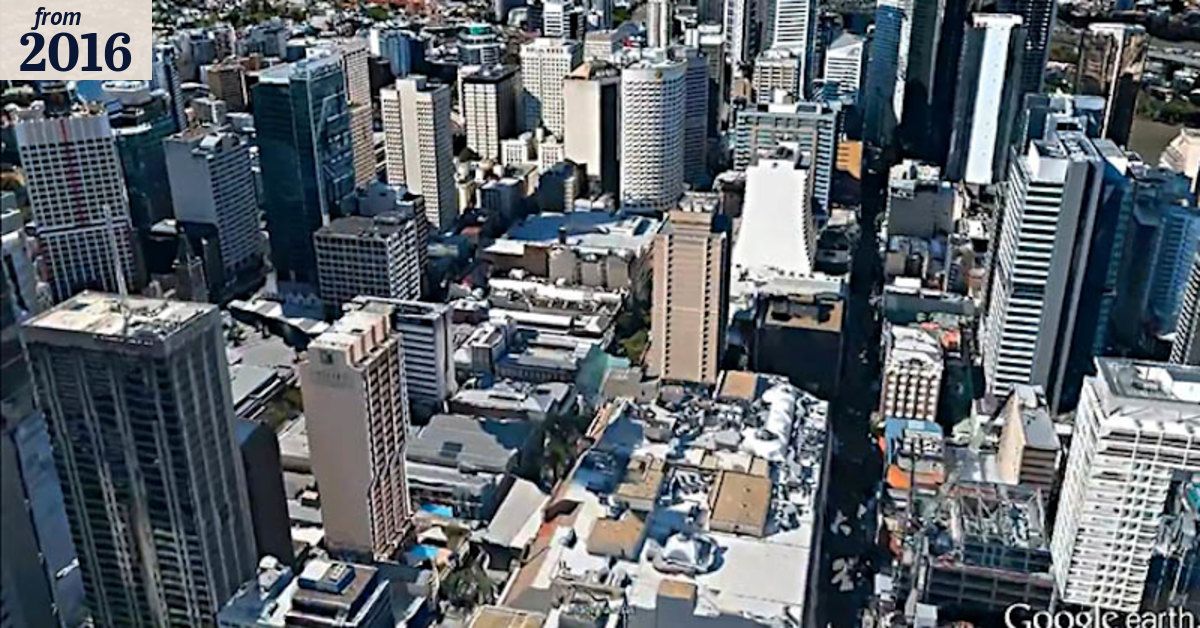 Brisbane Google Earth flyover