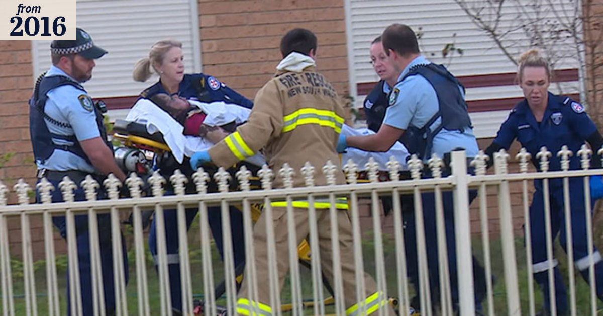Doonside house fire: nine year-old hospitalised