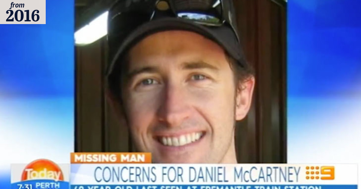 Plea to find Daniel McCartney