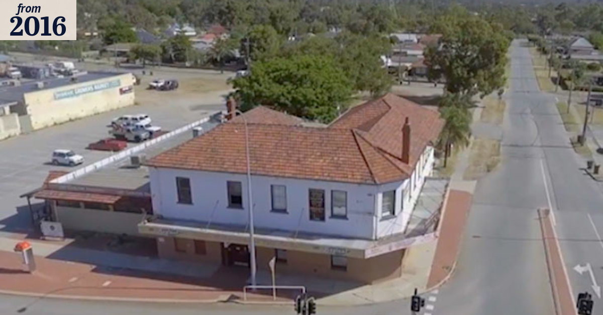Darling Range Hotel from above