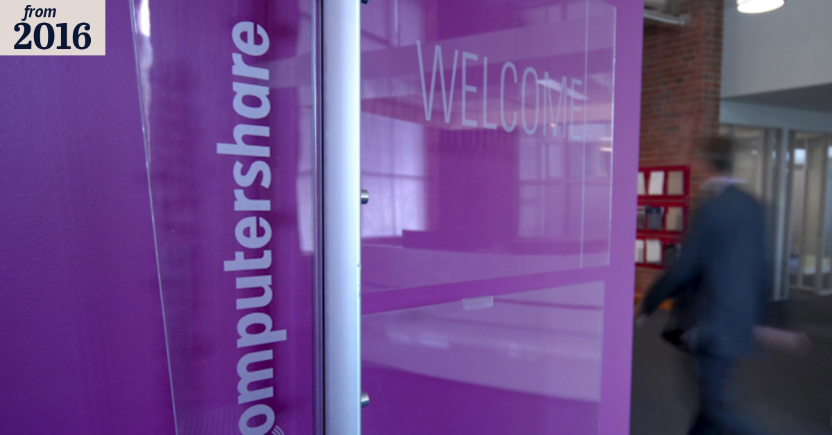 Computershare faces questions over future