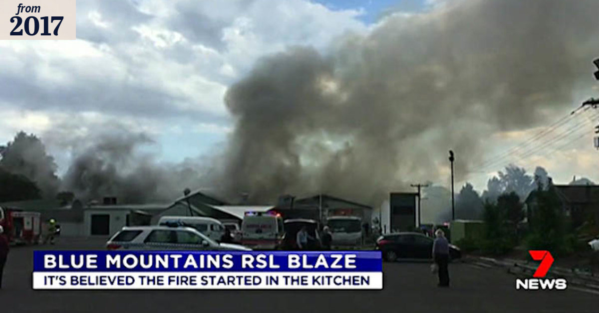 Katoomba RSL gutted by fire