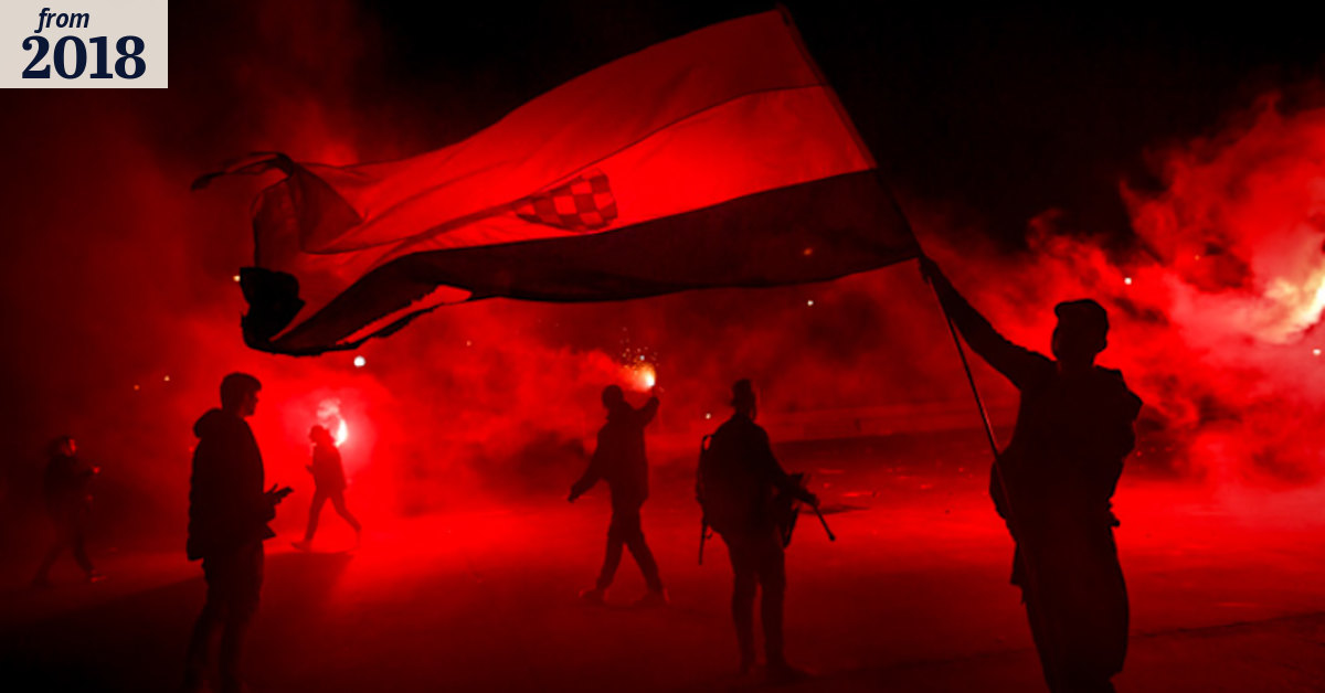 World Cup 2018: Flares fire after French victory
