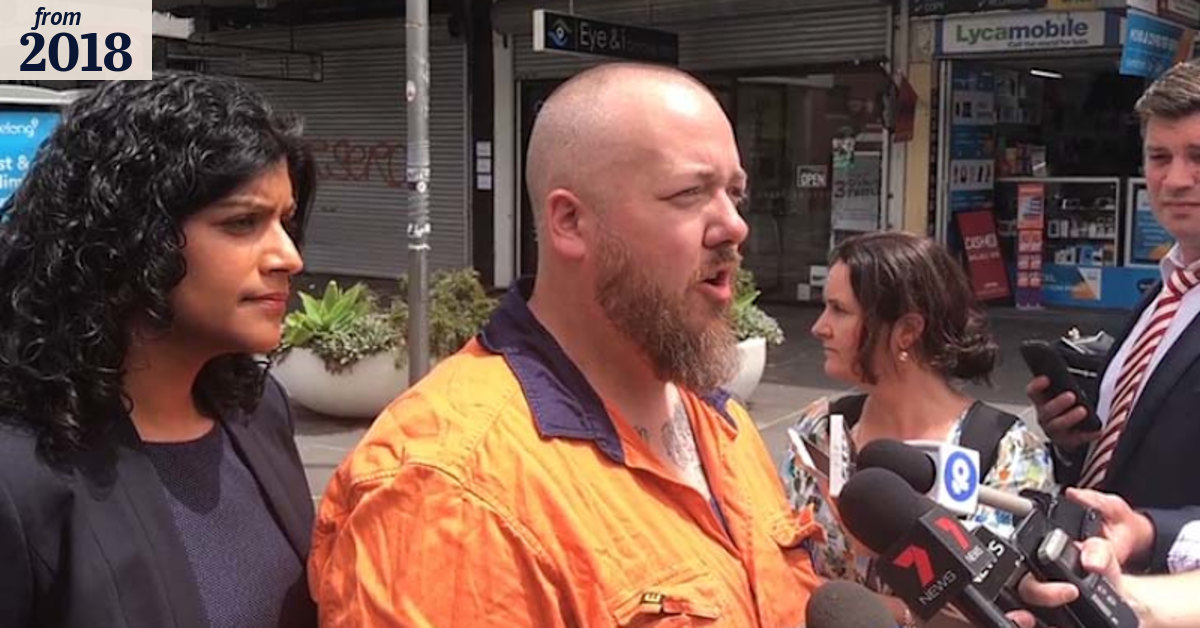 Footscray candidate Angus McAlpine apologises