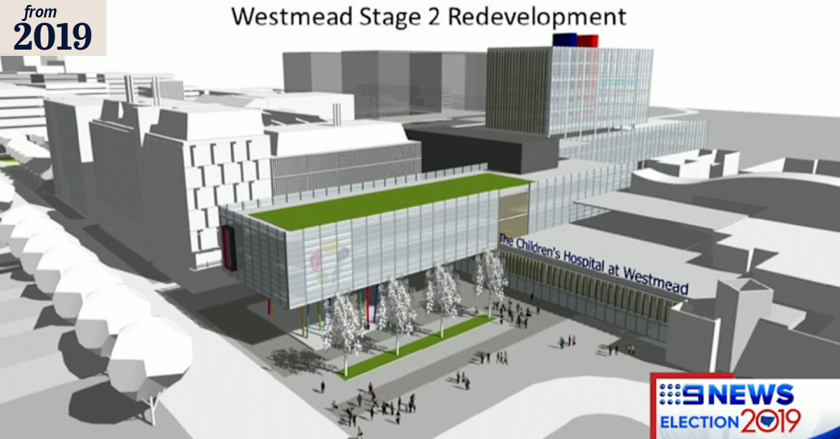 Westmead Children’s Hospital promised new facilities