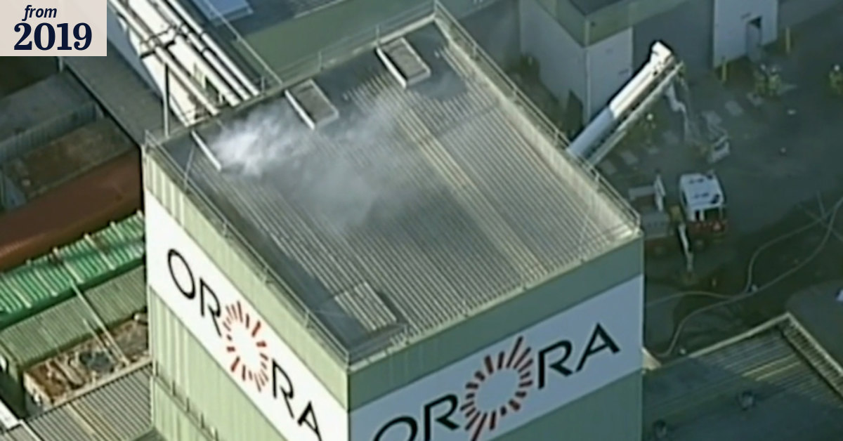 Recycling facility ravaged by fire in Knoxfield