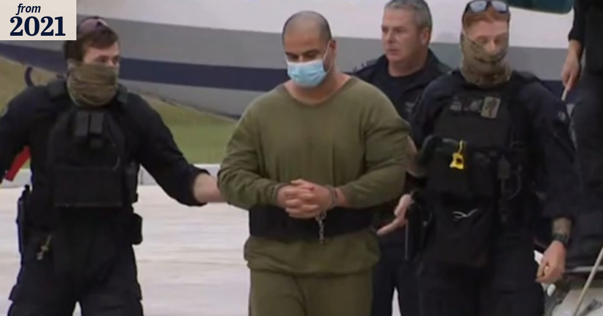Fugitive Mostafa Baluch arrives in Sydney