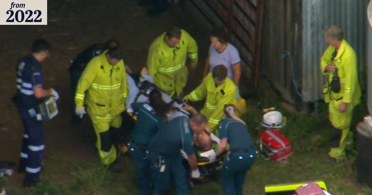 Man trapped under tractor for more than an hour