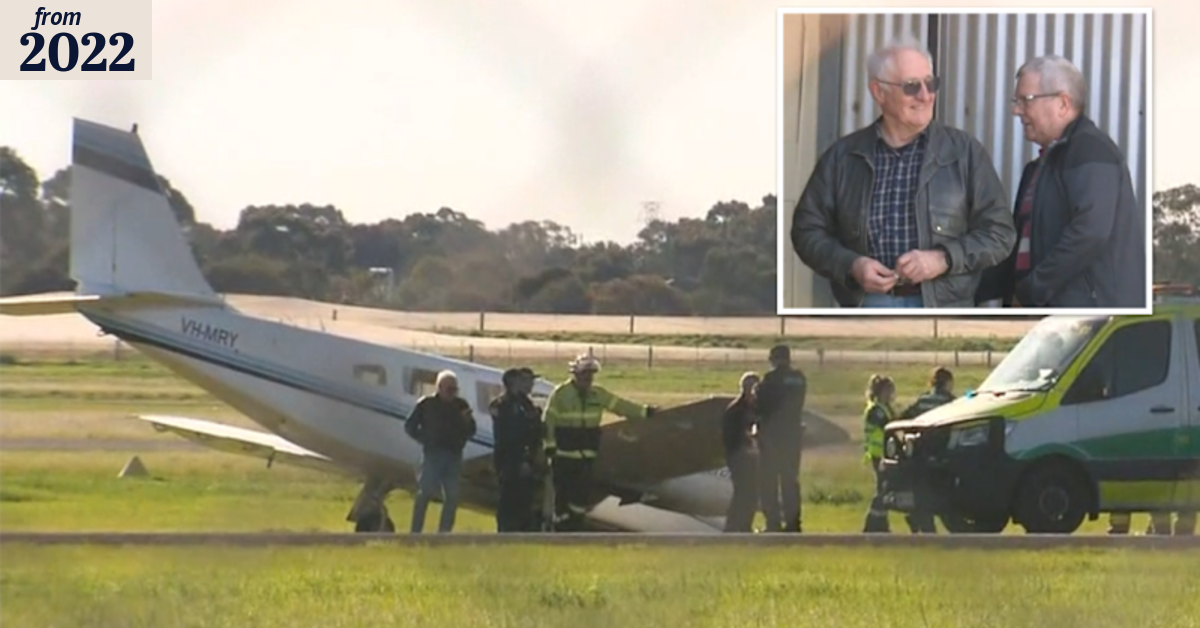 Two men escape light plane crash uninjured