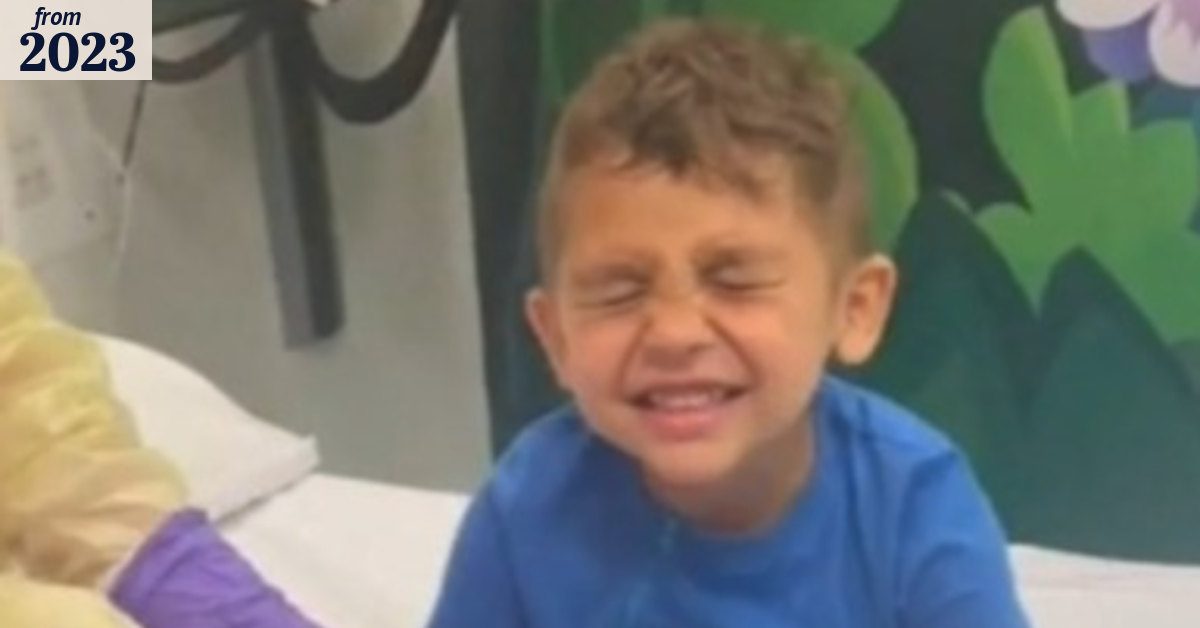 Boy receives bone marrow transplant