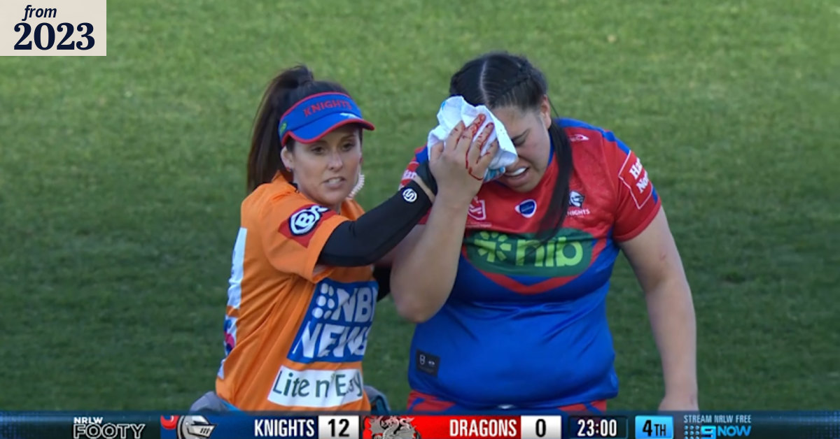 Knights stars off after head clash
