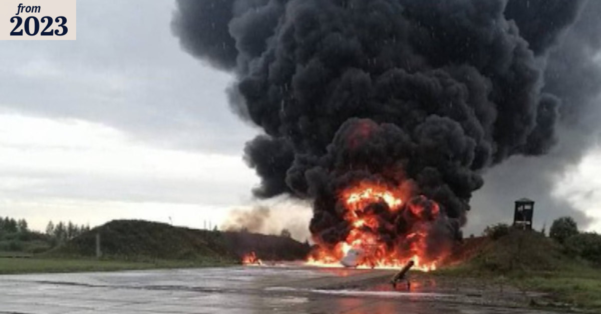 Russian supersonic bomber damaged in Ukraine drone attack