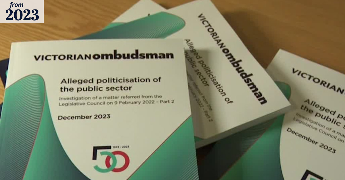 Ombudsman finds ‘excessive’ culture of fear and secrecy in public service