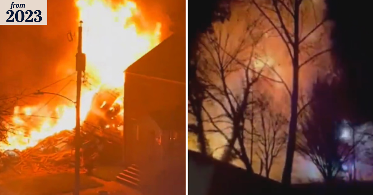 Huge explosion destroys house in Washington DC after police operation
