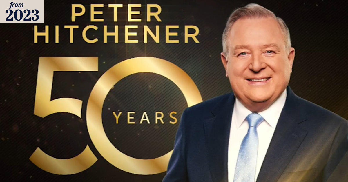 Peter Hitchener celebrates 50 years at Nine