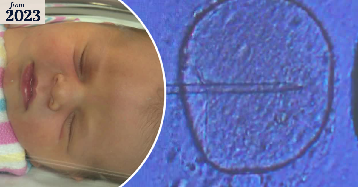 Baby born using pioneering IVF technique