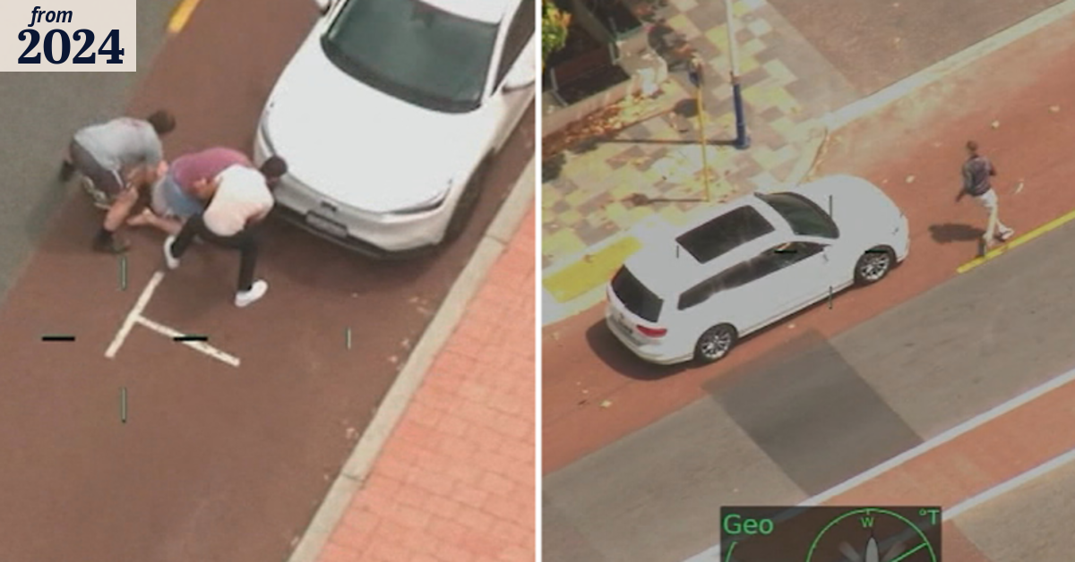 Motorists narrowly avoid disaster in dramatic pursuit