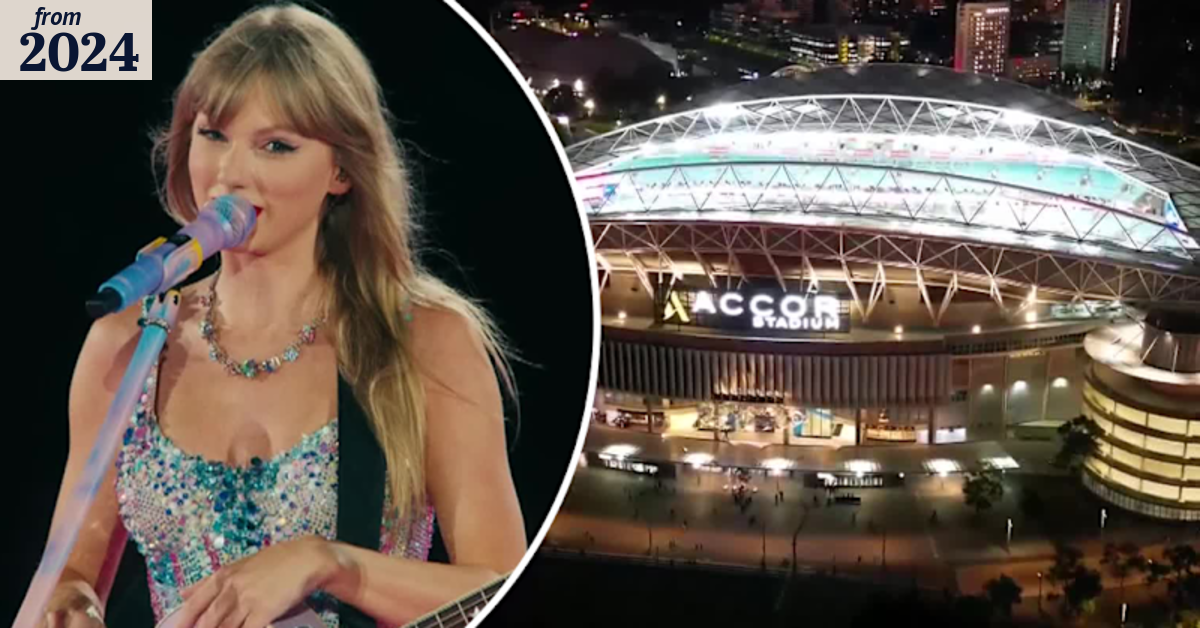 Swifties get sneak peek into Accor Stadium before Eras Tour