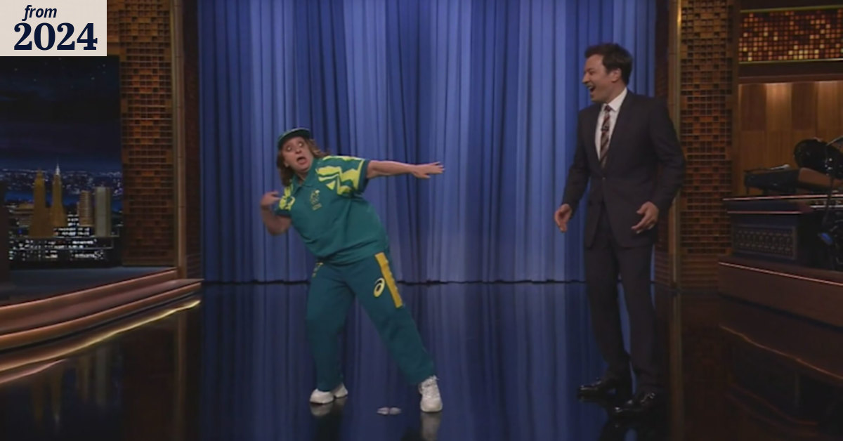 Jimmy Fallon's cheeky tribute to viral Australian breakdancer Raygun