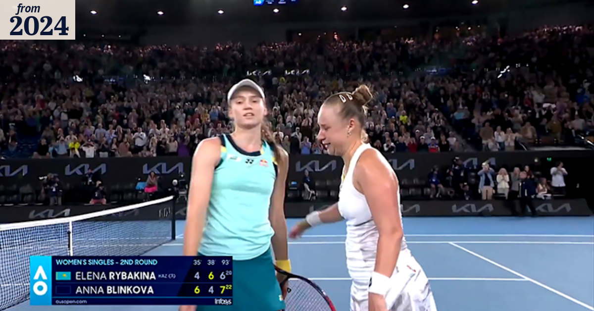 Every point from Rybakina and Blinkova's longest-ever tiebreaker