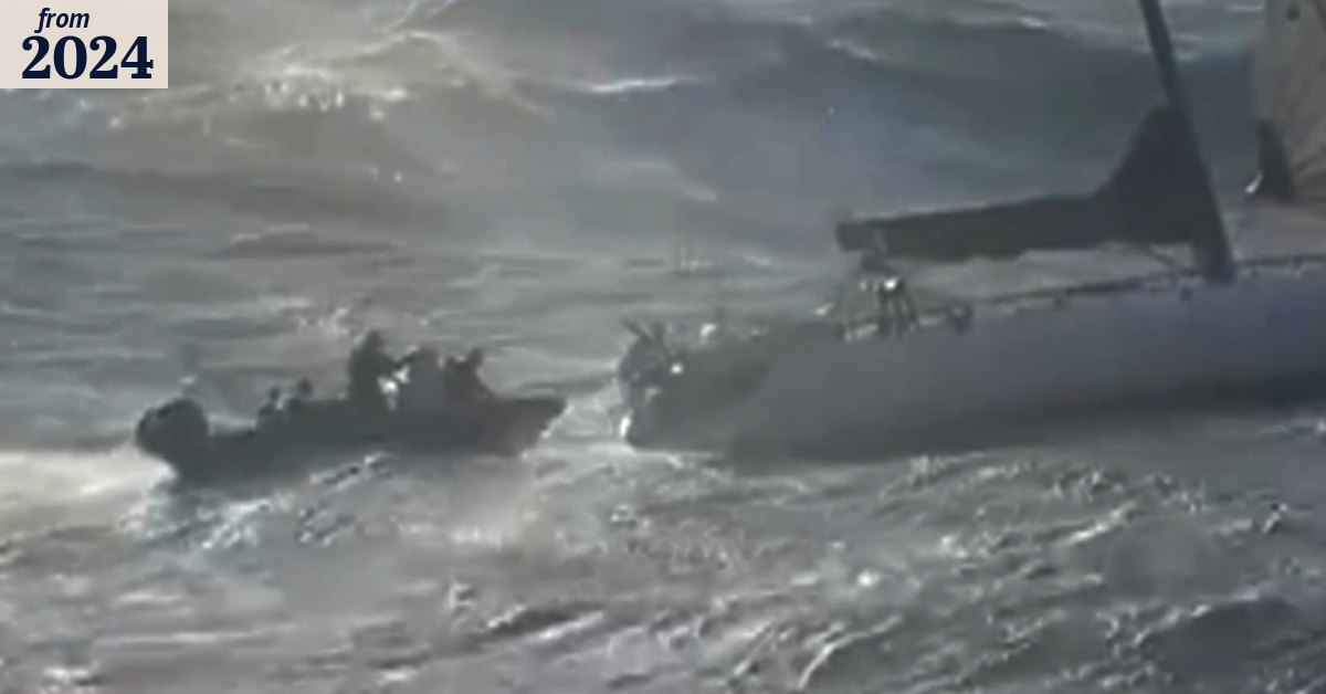 Two sailors rescued from ‘terrible' conditions off NSW coast