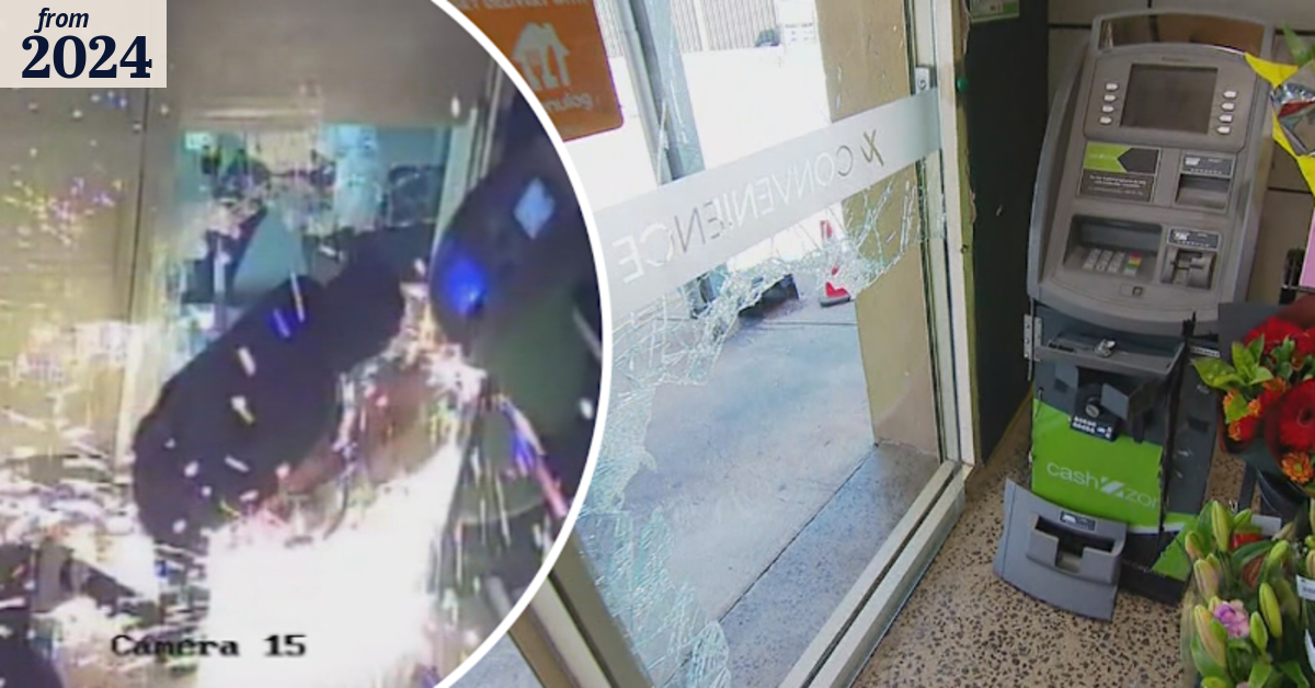 Wild getaway as police interrupt attempted ATM heist