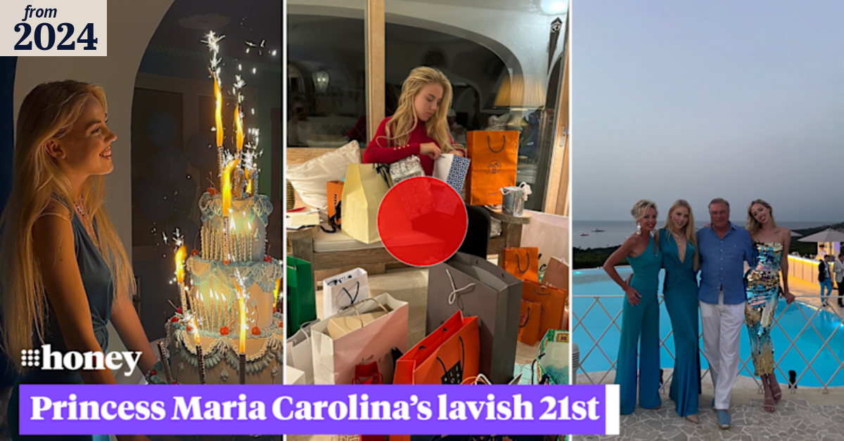 Italian Princess Maria Carolina celebrates lavish 21st birthday