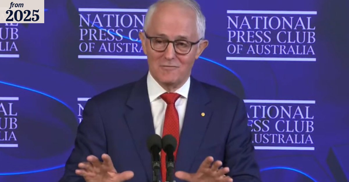Former prime minister mimics Donald Trump