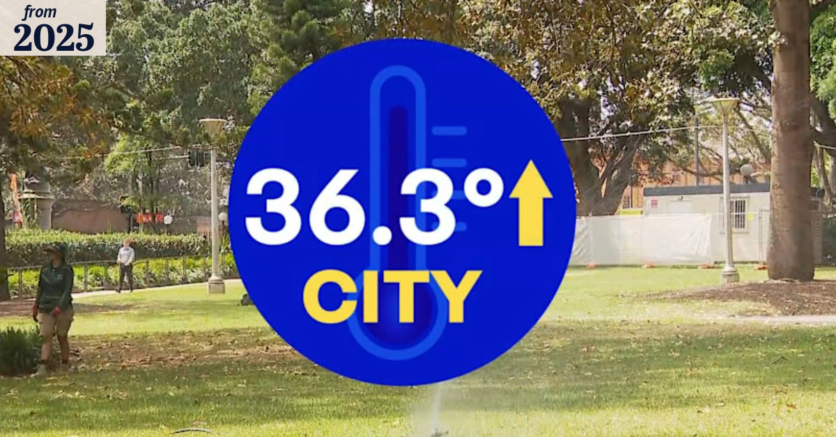 Record-breaking heat sweeps across Sydney