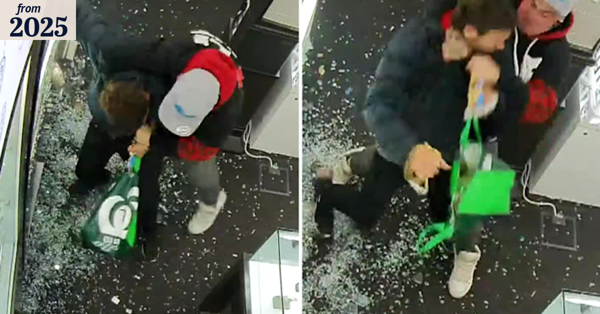 Father tackles suspected thief in citizen's arrest