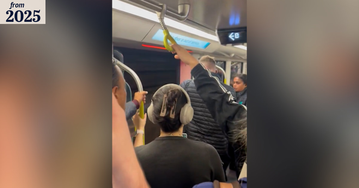 Metro passengers left hanging on as door flies open on driverless train