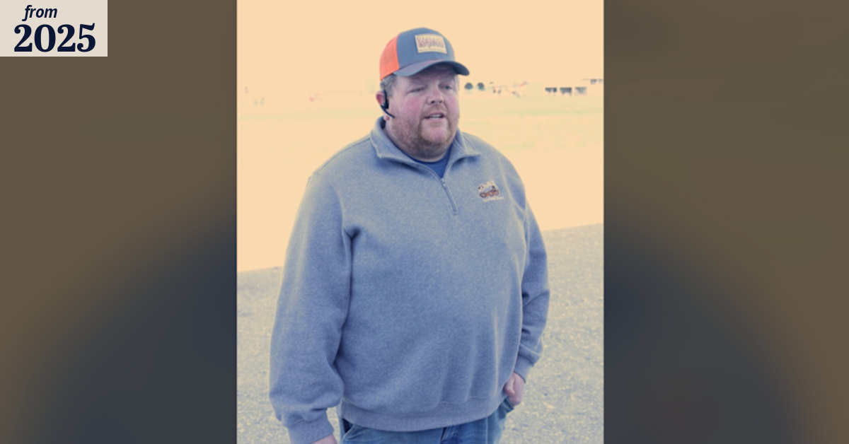 USA Soy Bean farmer Caleb Ragland