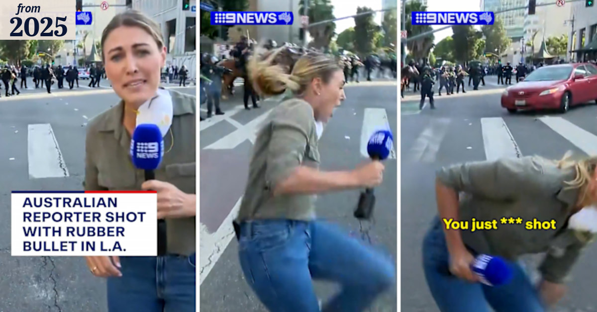 LAPD DELIBERATELY shoots an Aussie Reporter with a rubber bullet | Page ...