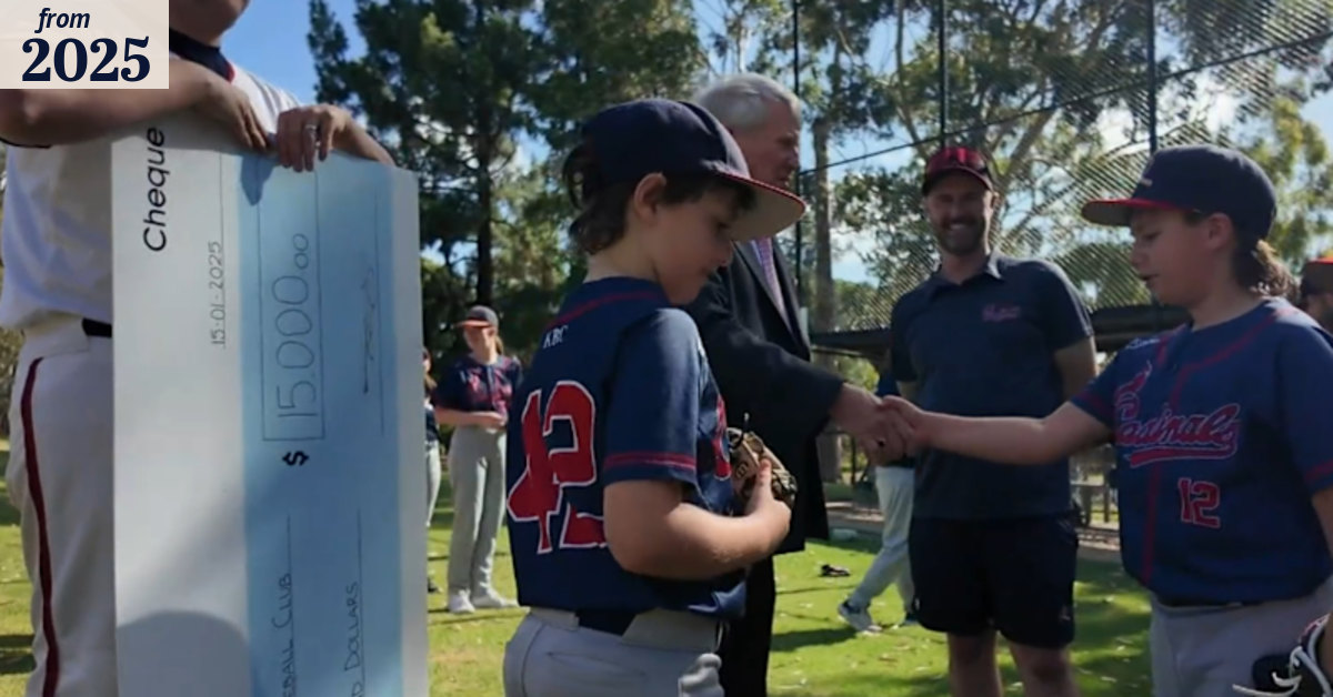 Adelaide baseball club rescued by generous donation